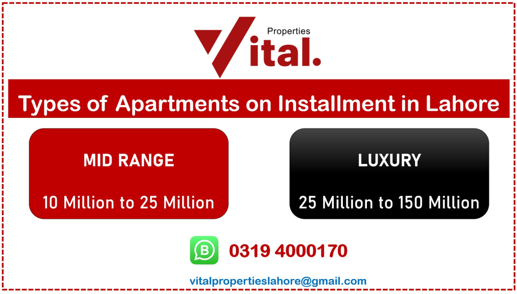 Best Apartments on Installment in Lahore - 0319 4000170